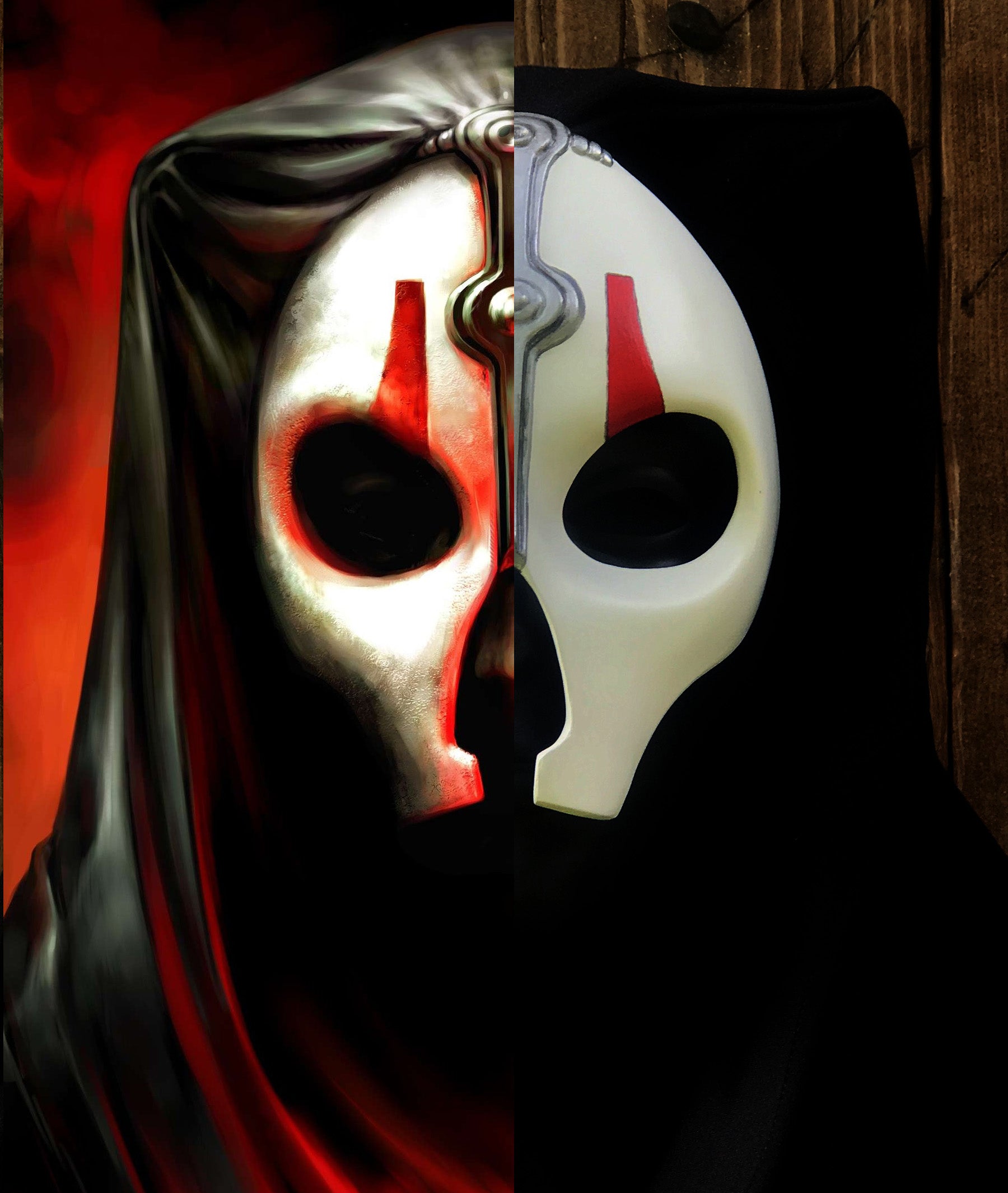 Cover Art Mask inspired by KOTOR II – Wicked Armor